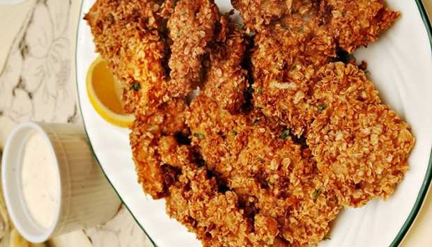 شرائح الدجاج المخلية بطريقة صحية للدايت | مبتدا