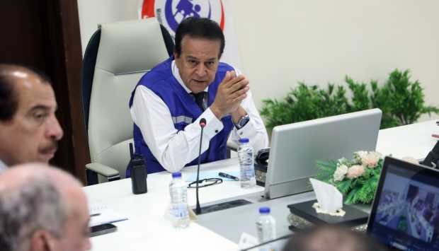 عبدالغفار: المستشفيات استقبلت 32 حالة إصابة بحريق سنترال رمسيس غادر منها 27 | مبتدا